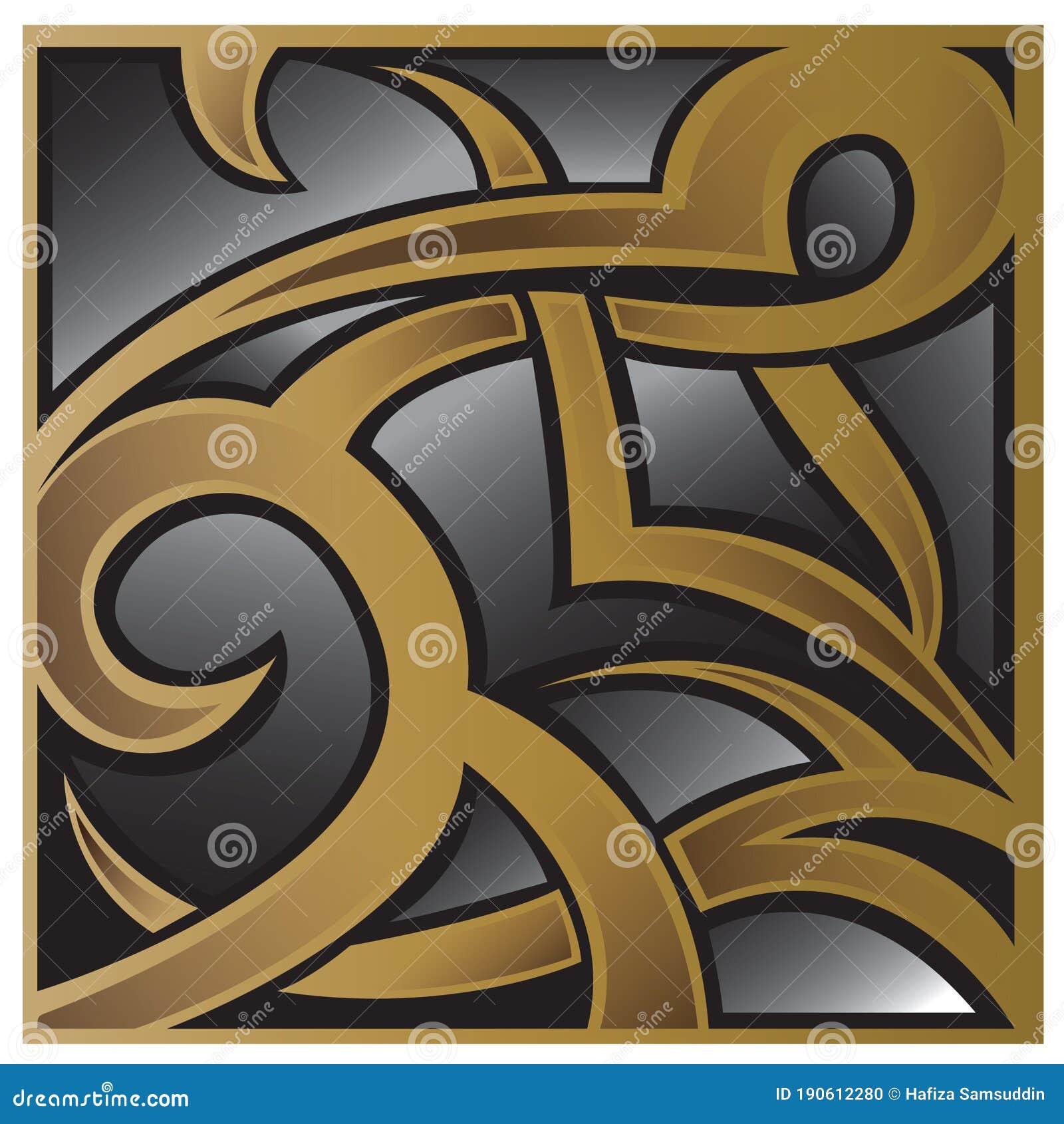 Decorative Tattoo Design. Vector Illustration Decorative Design Stock ...