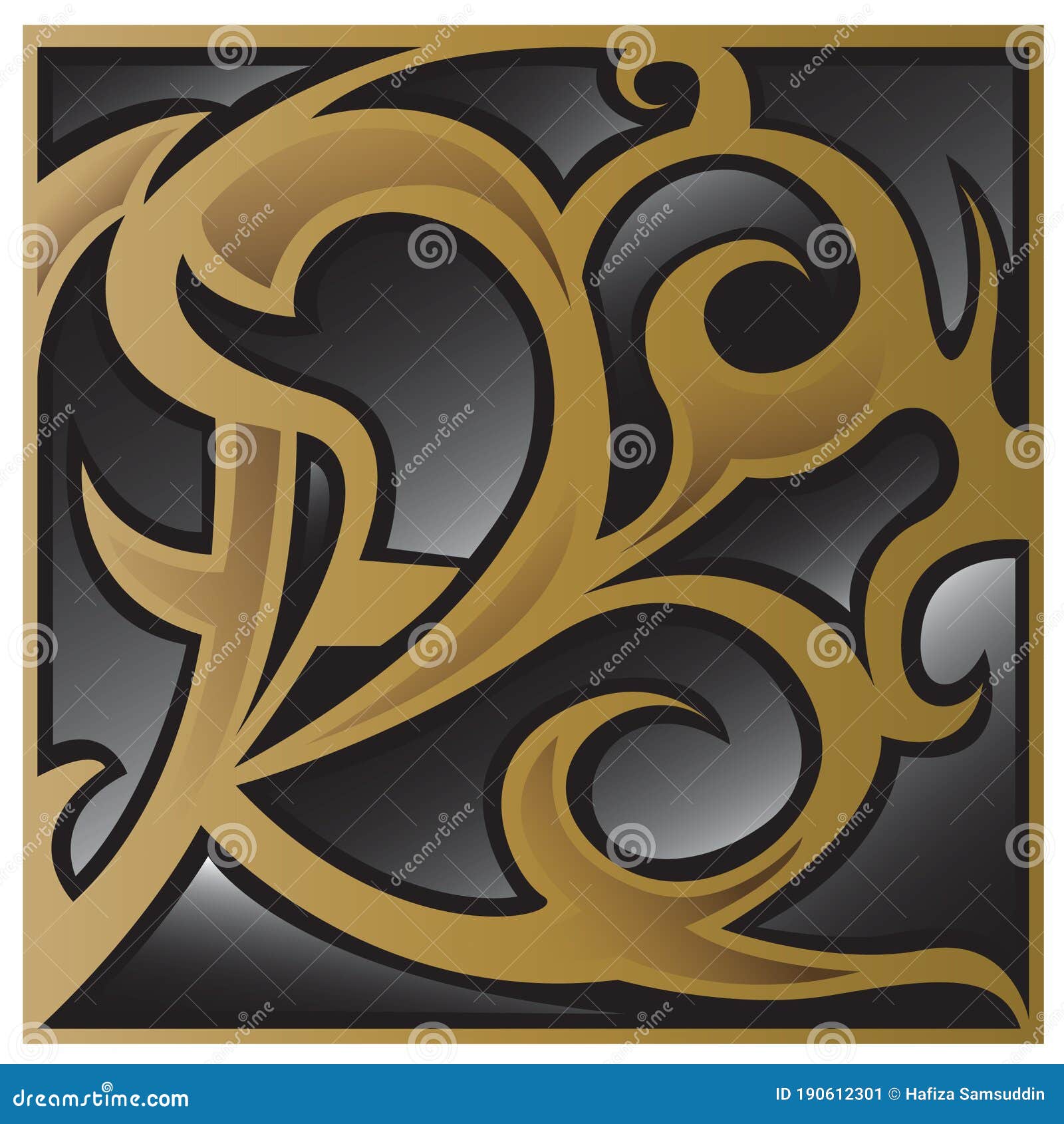 Decorative Tattoo Design. Vector Illustration Decorative Design Stock ...