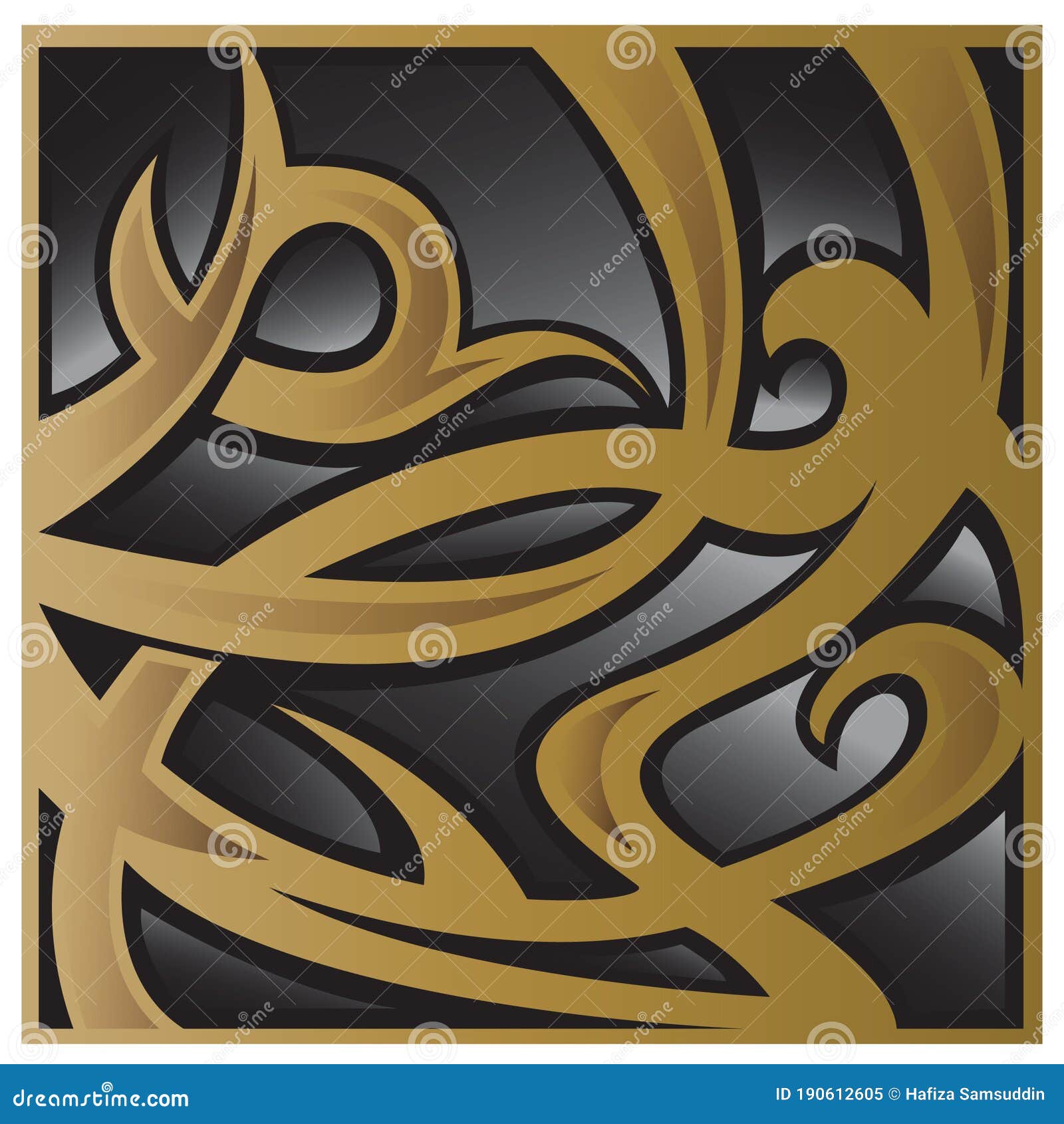 Decorative Tattoo Design. Vector Illustration Decorative Design Stock ...