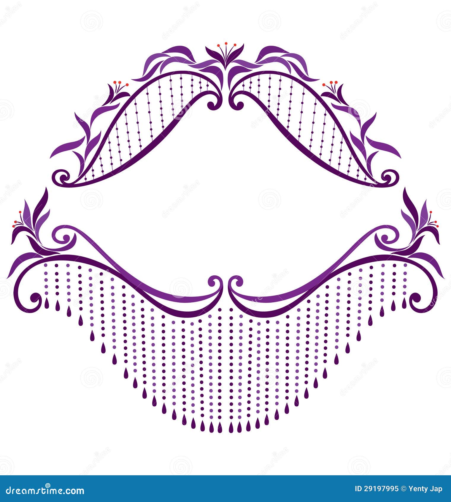 Decorative Template 1 stock illustration. Illustration of layout - 29197995