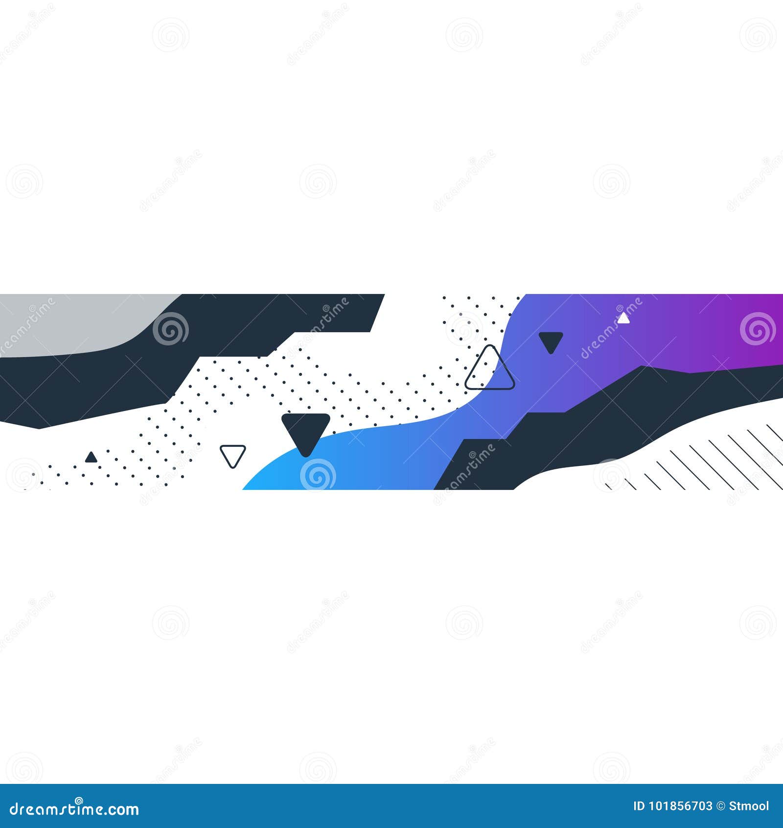 Decorative Template for Background, Horizontal Abstract Pattern Stock ...