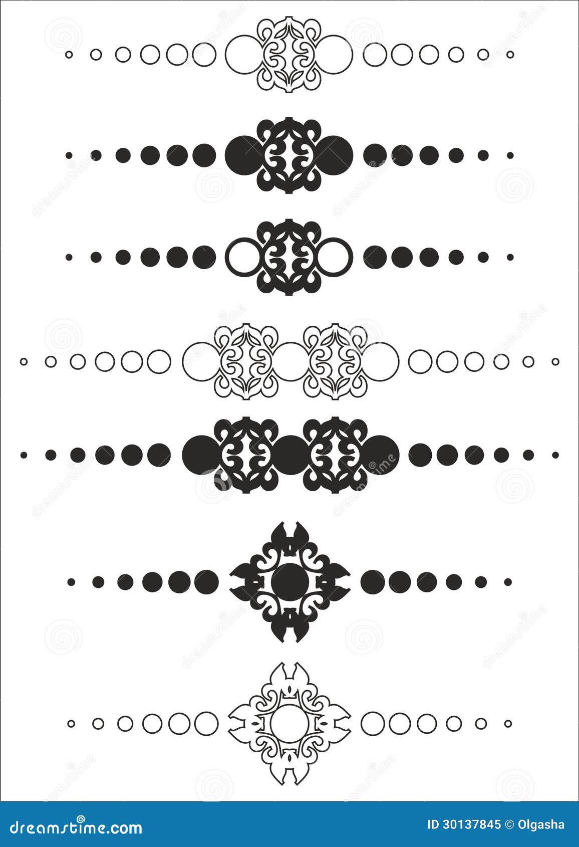 Decorative text breaks stock vector. Illustration of breaks - 30137845