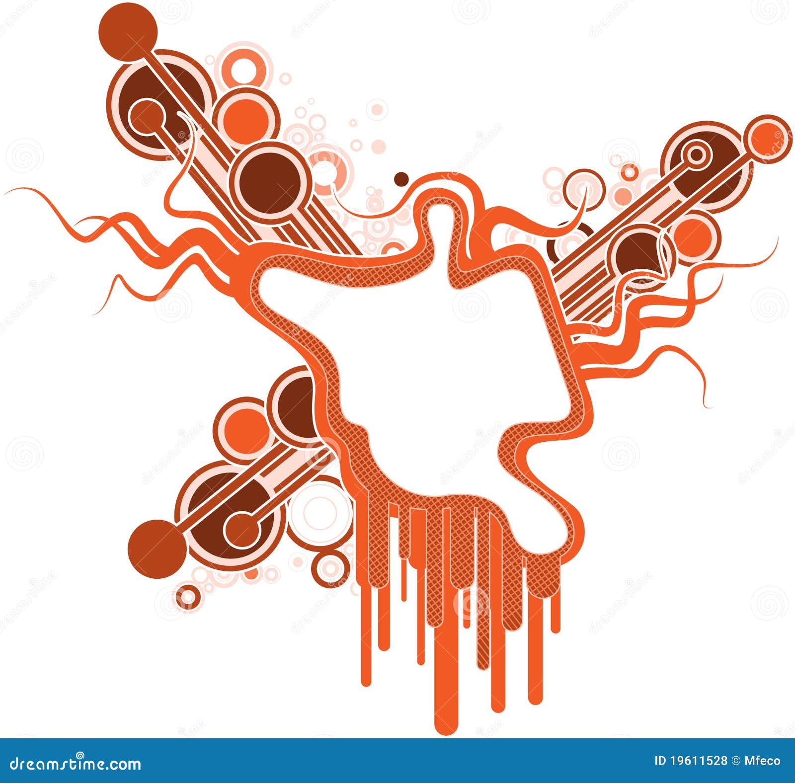 Decorative text place stock vector. Illustration of business - 19611528