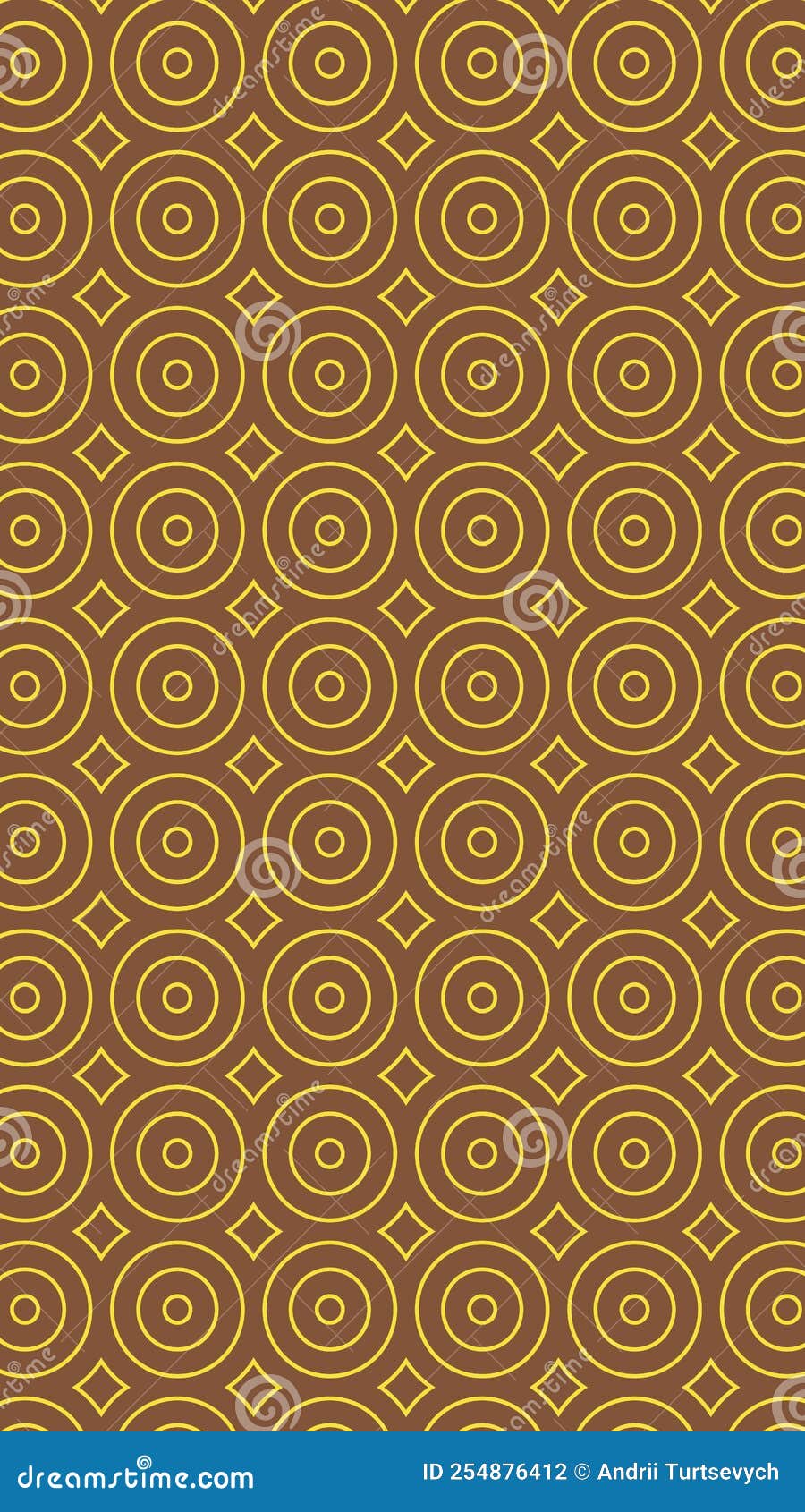 Decorative Texture Made of Concentric Circles, Golden Tones Stock ...
