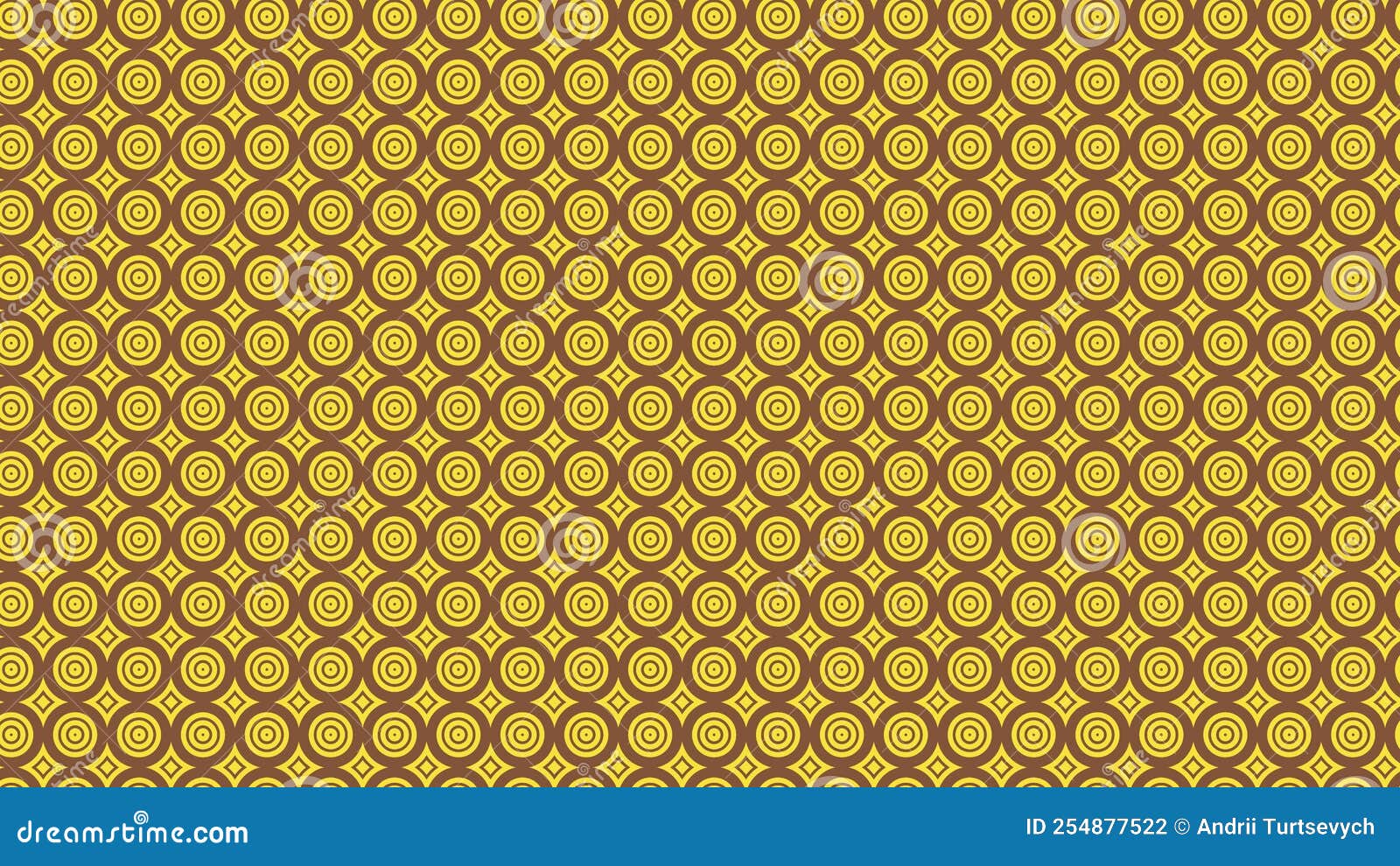 Decorative Texture Made of Concentric Circles, Golden Tones Stock ...