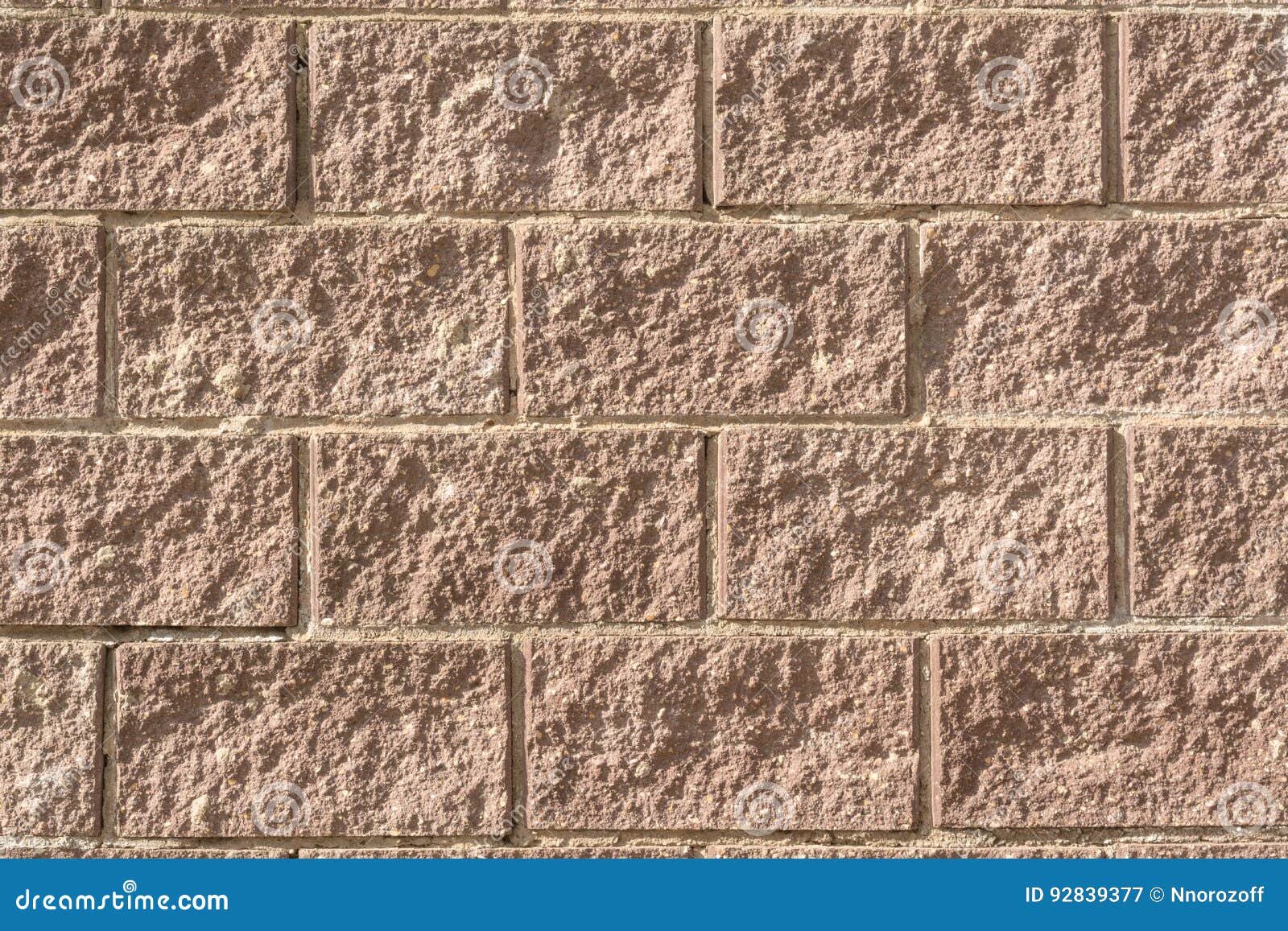 Decorative Texture of a Modern Brick Wall with Natural Sunlight ...