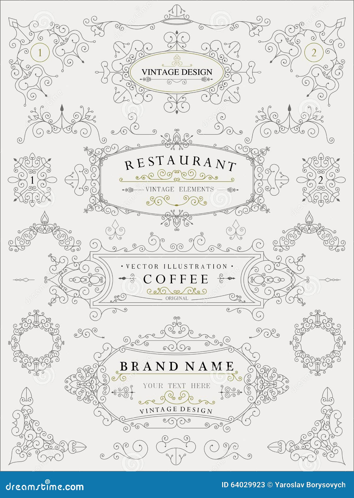 Thin Scroll Border Stock Illustrations – 661 Thin Scroll Border Stock ...