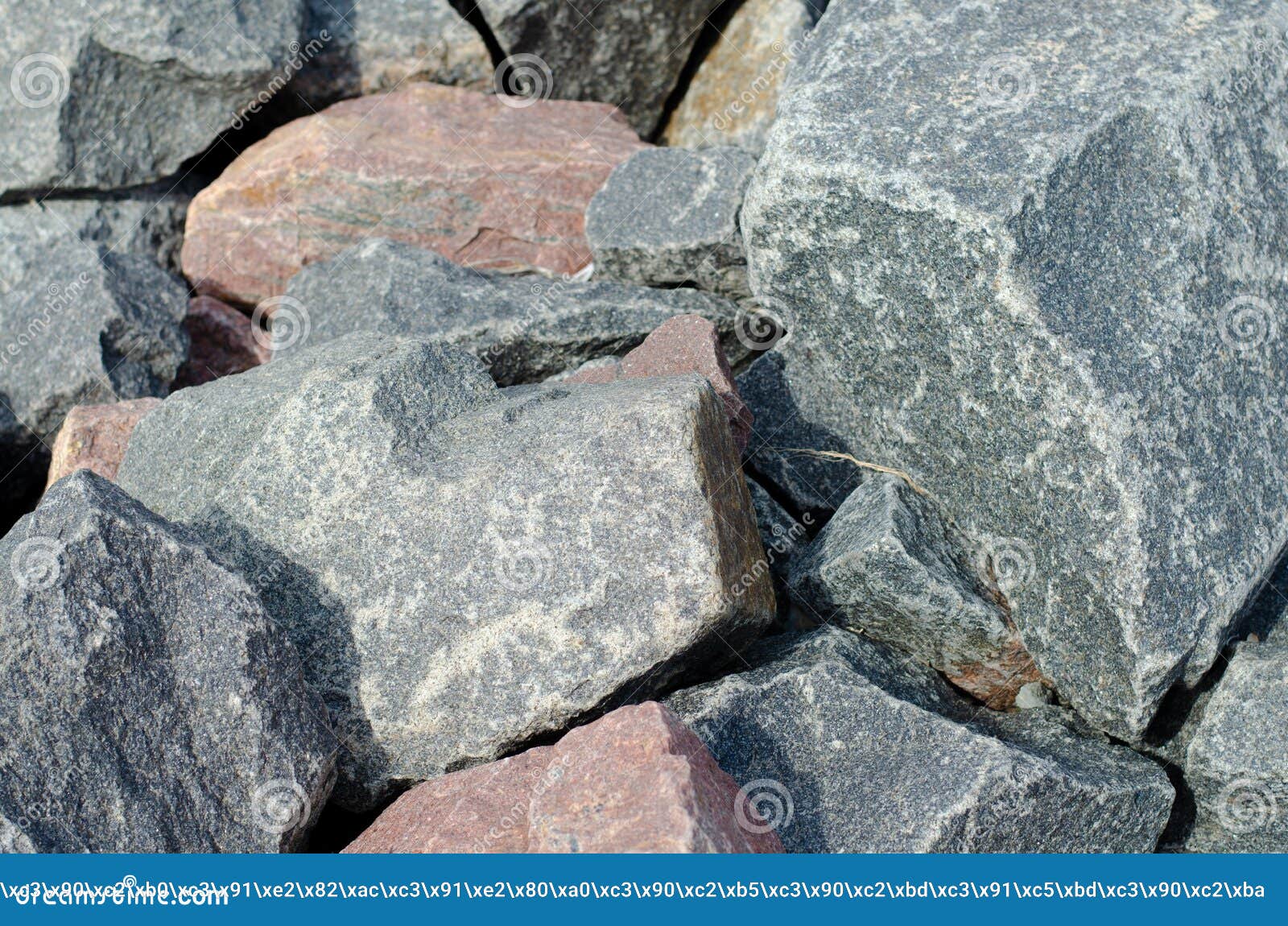 Decorative Tiles. the Structure of the Stone. a Wall of Stones. Stock ...