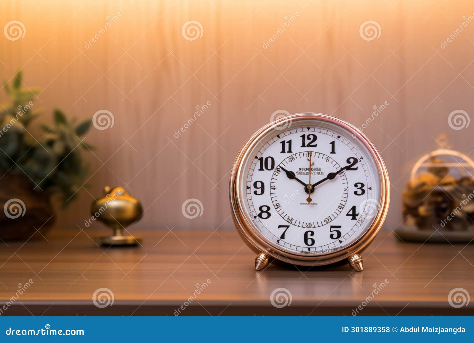 Decorative Time a Clock Placed on the Table Adds Functional Decor Stock ...