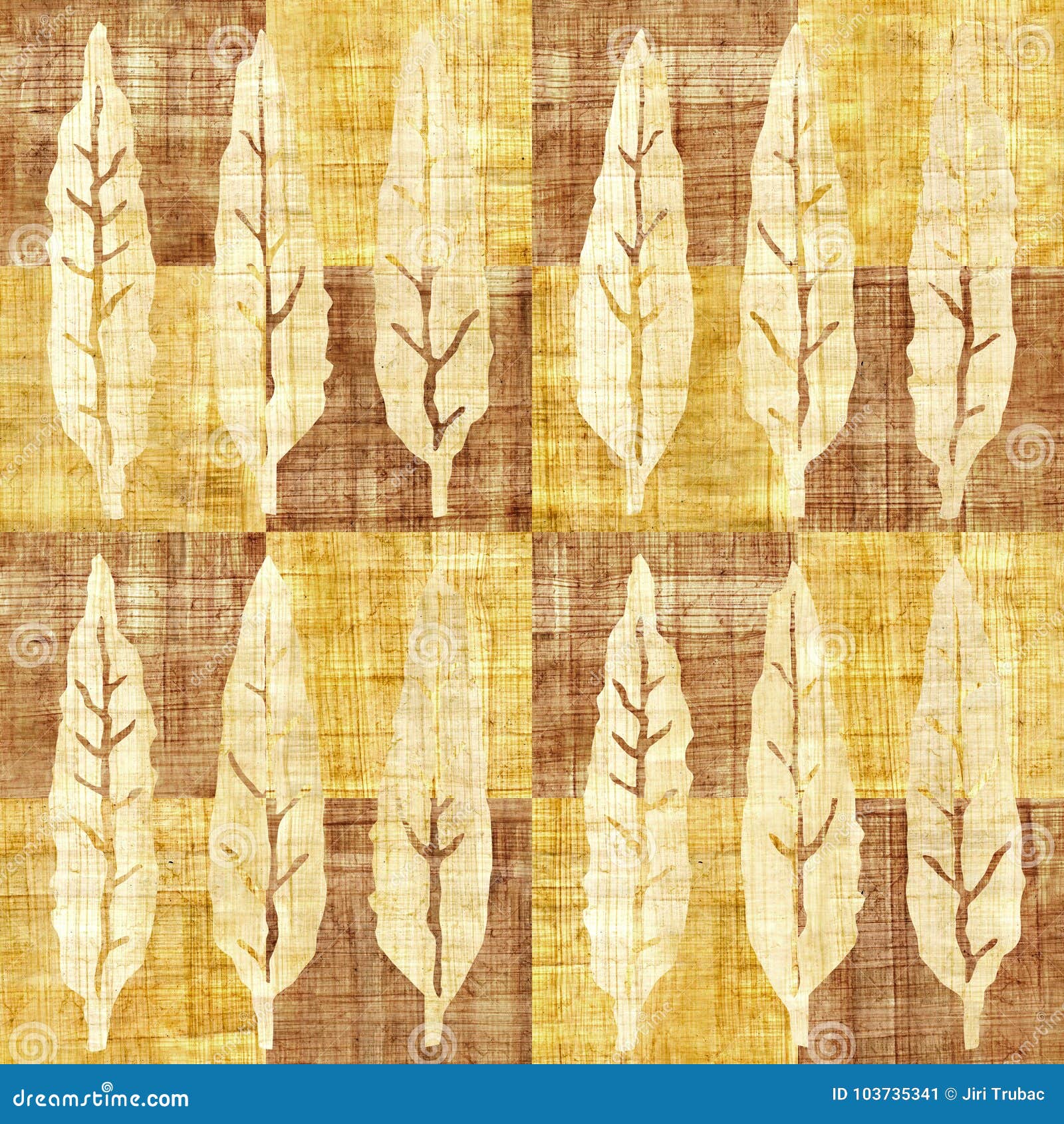 Papyrus Texture - Seamless Pattern - Puzzle Pattern Royalty-Free Stock ...