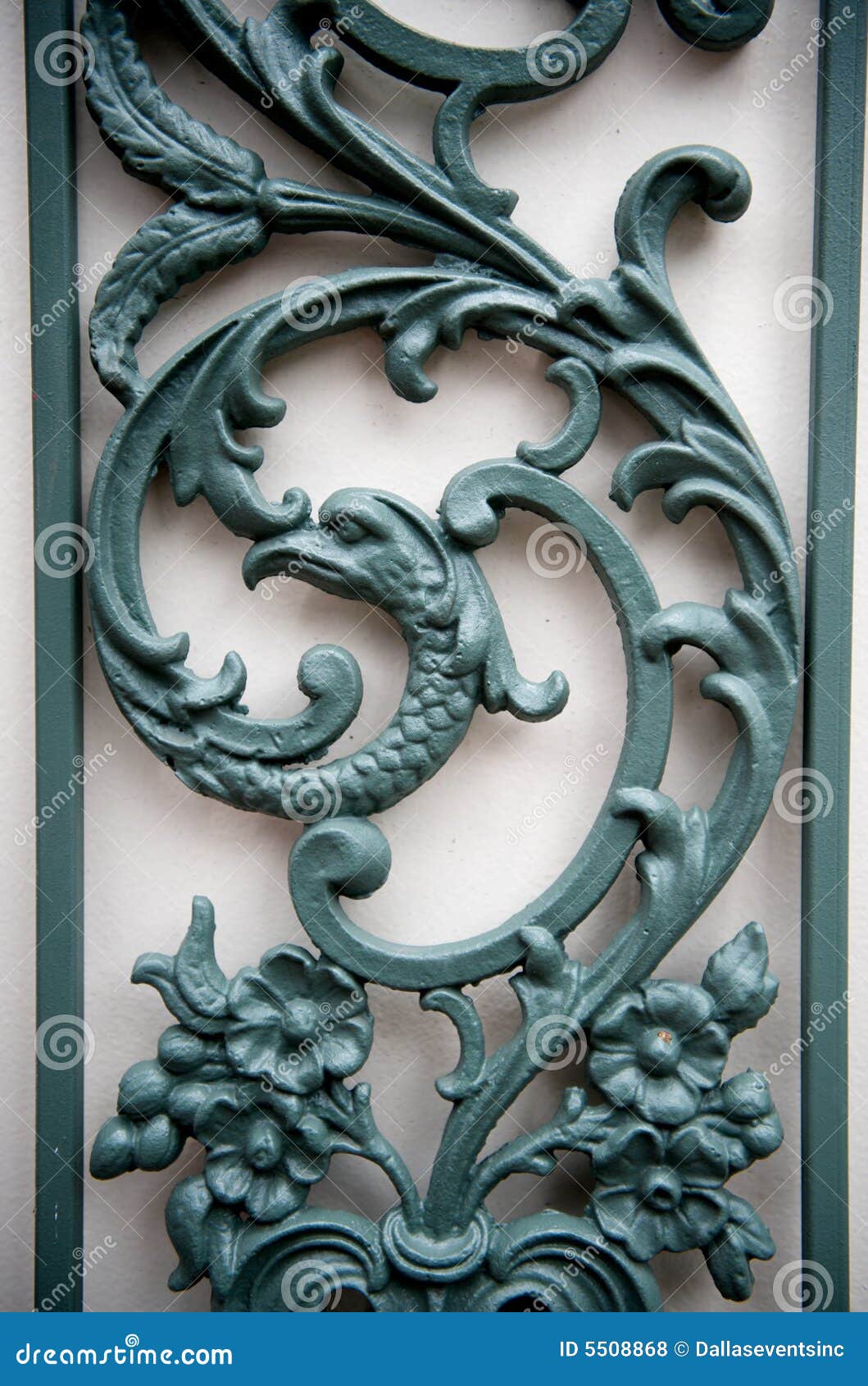 Decorative Trellis with Scrolling Stock Photo - Image of floral, estate ...