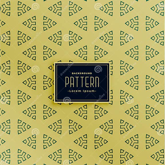 Decorative Triangle Shape Pattern Background Design Stock Vector ...