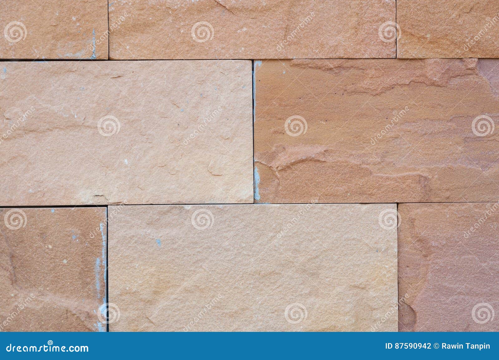 Decorative Uneven Real Stone Wall Surface with Cement Stock Photo ...