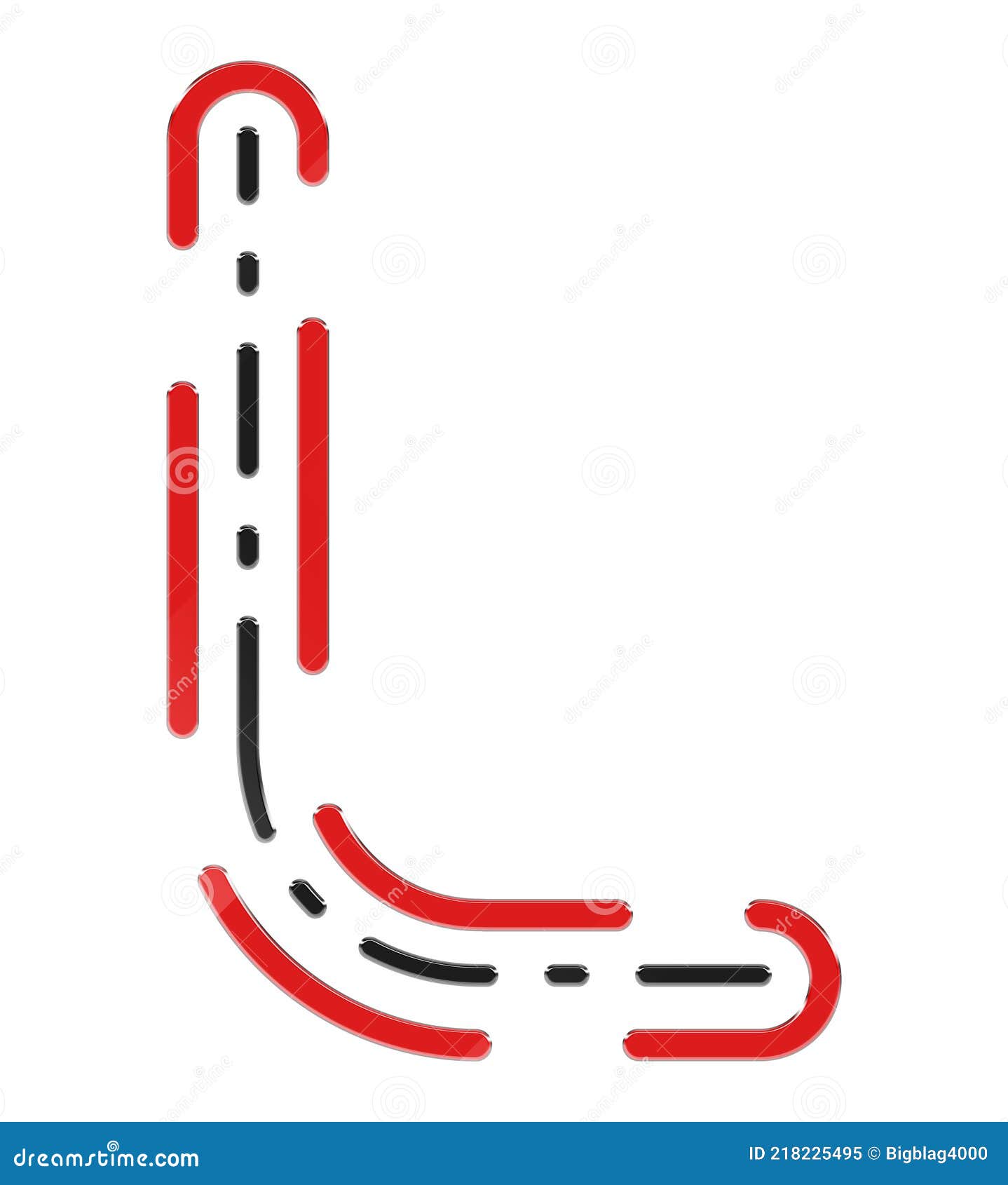 Dash-dotted Line Icon Stock Vector Illustration Flat Design ... Dash-dotted Line Icon Stock Vector Illustration Flat Design ...