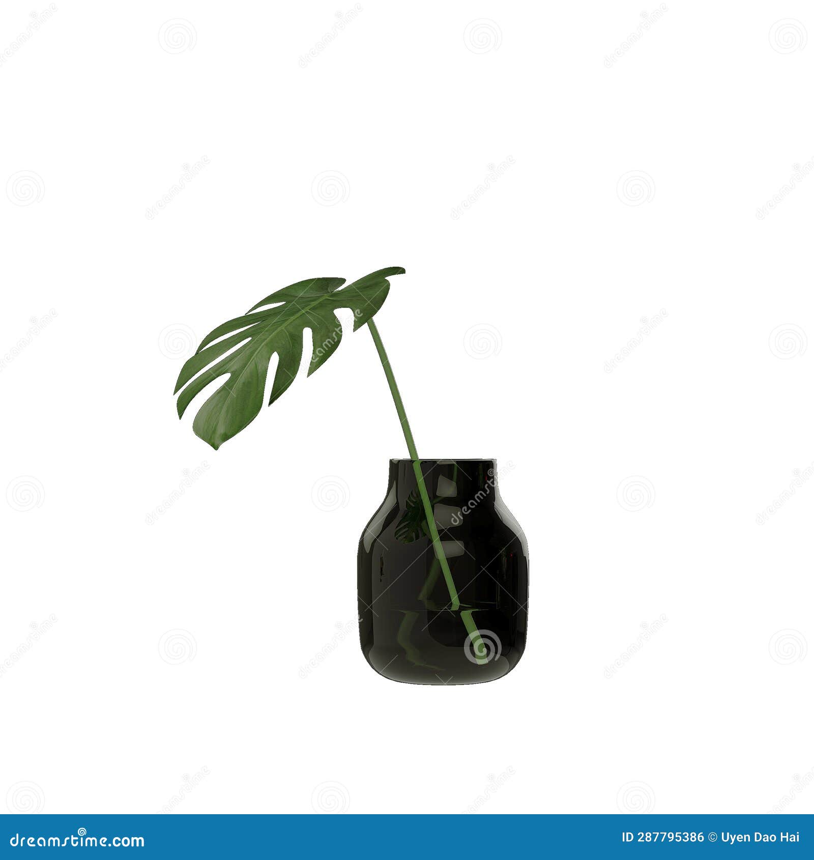 Beautiful Decorative Flower Vase on a White Background Stock Photo ...