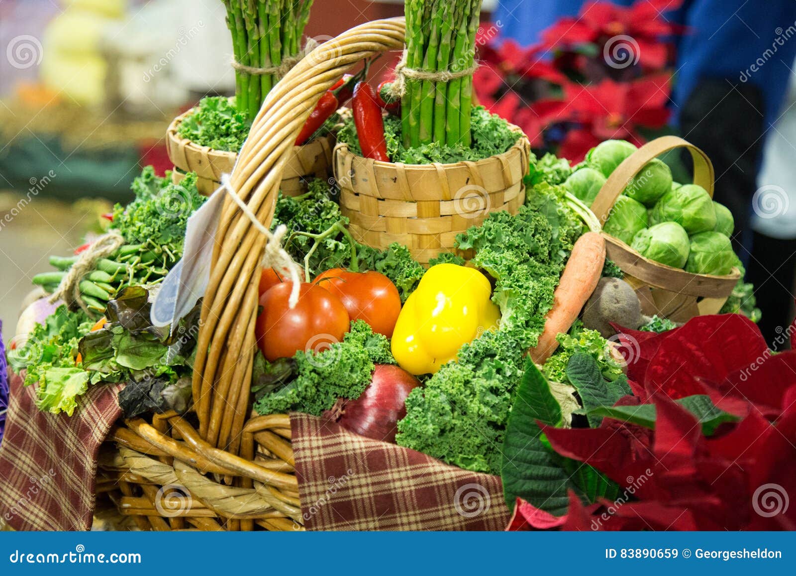 Decorative Vegetable on Display Stock Image - Image of ripe, green ...