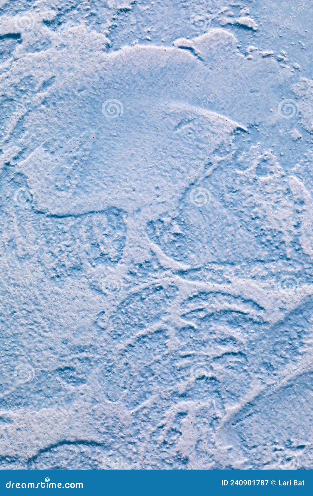 Decorative Venetian Plaster Blue Pattern. Texturized Putty Stock Image ...