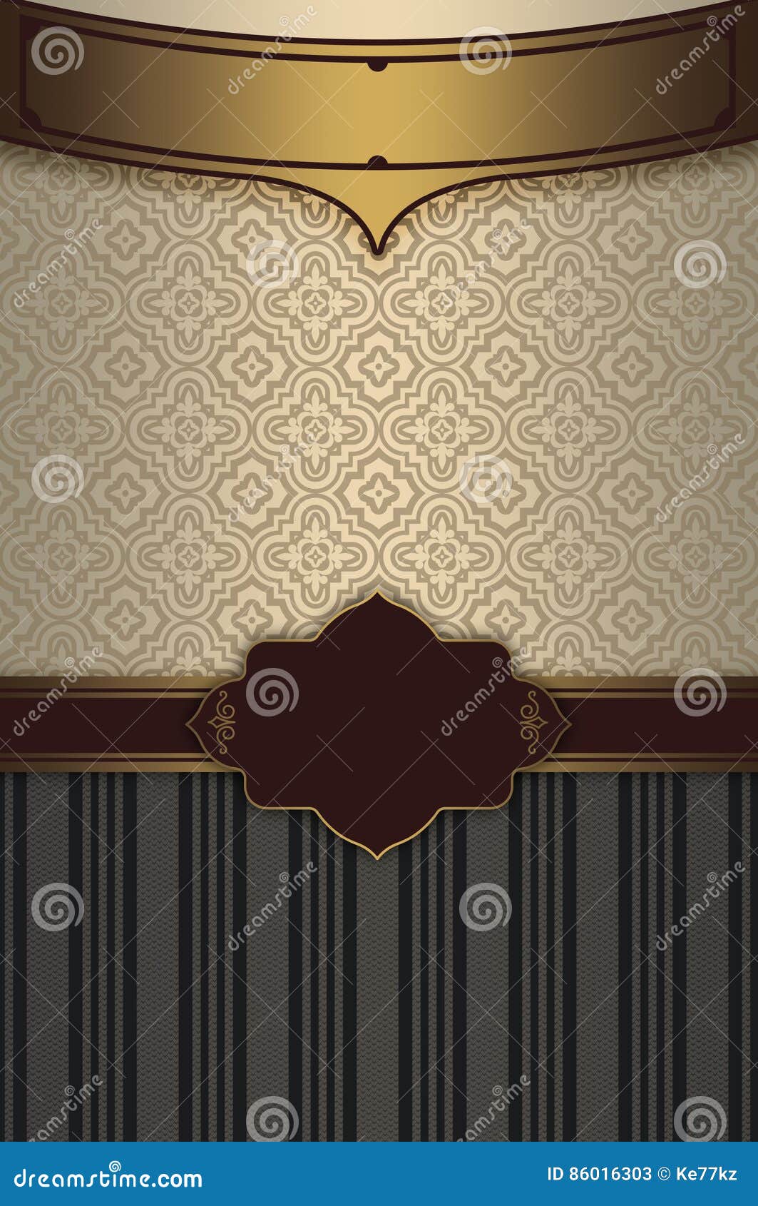 Decorative Vintage Background. Stock Illustration - Illustration of ...