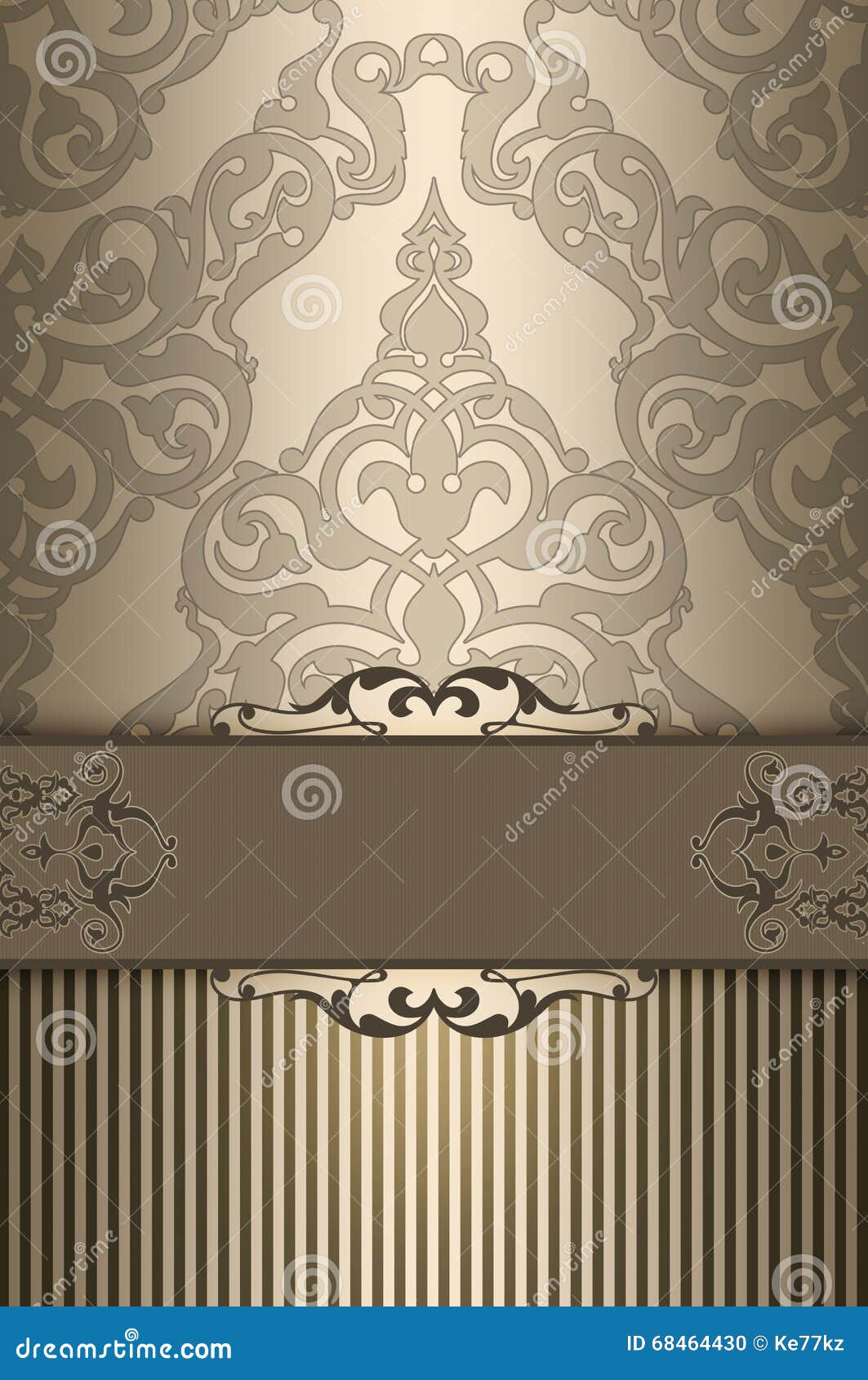 Decorative Vintage Background. Stock Illustration - Illustration of ...
