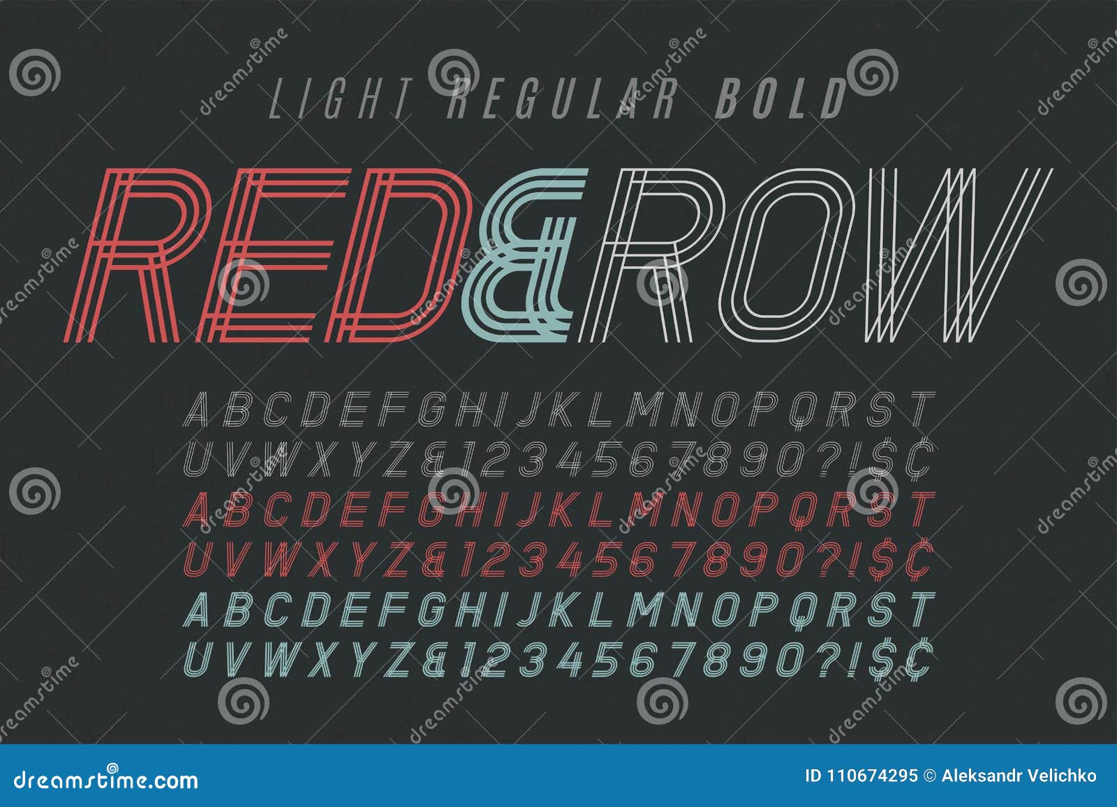 Decorative Vintage Typeface 3 in 1. Font, Typeface, Typography D Stock ...