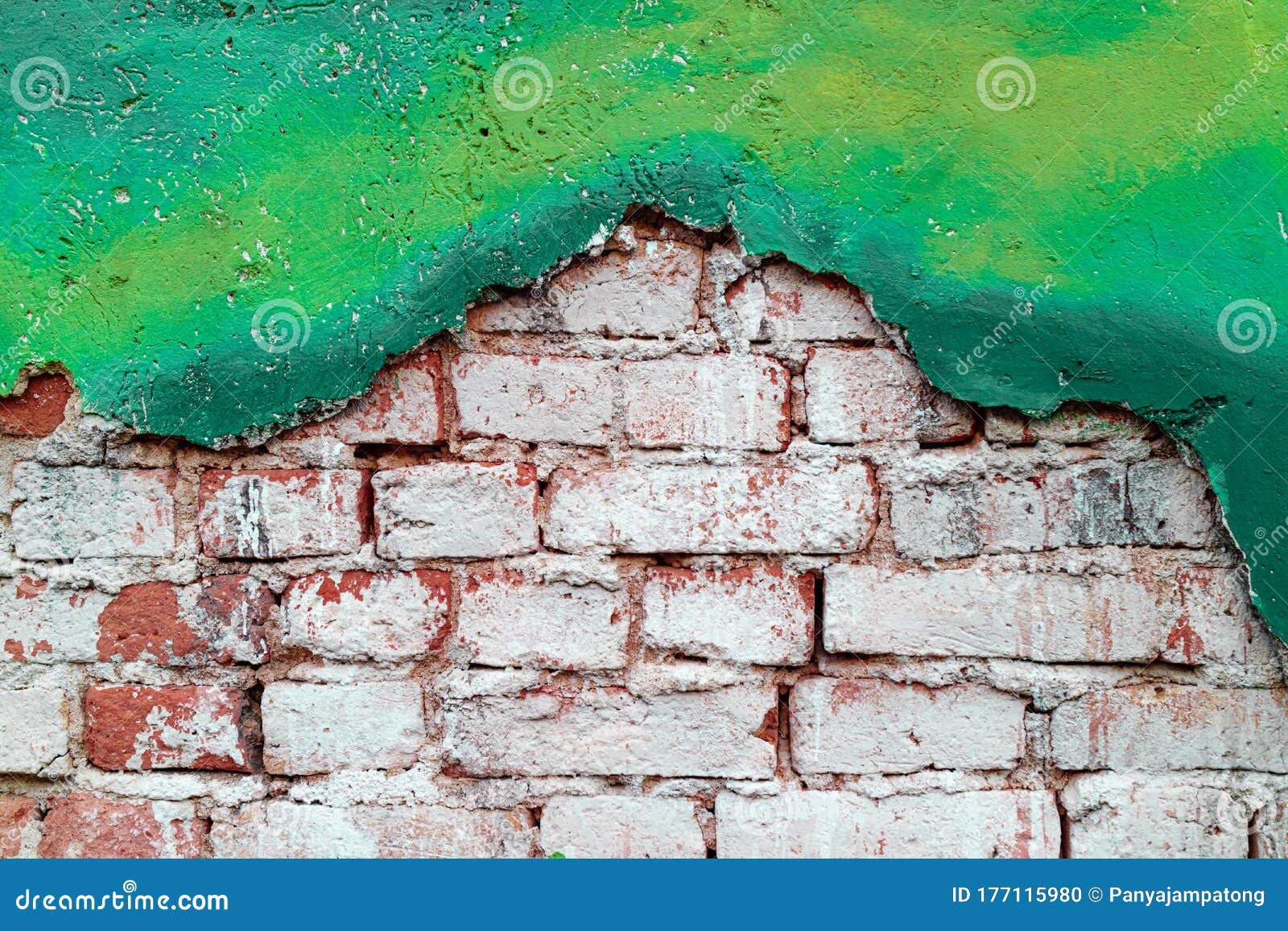 The Decorative Wall Shows the Layers of Masonry Stock Photo - Image of ...