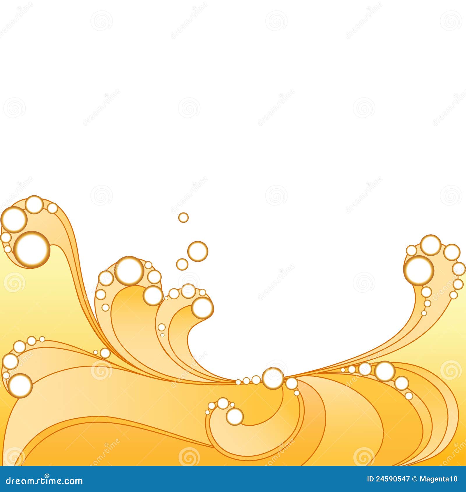 Decorative wave stock vector. Illustration of drawing - 24590547