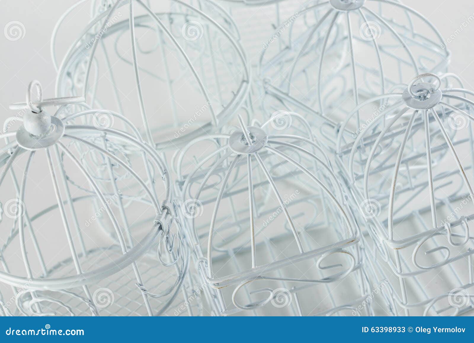 Decorative white cages stock image. Image of vintage - 63398933