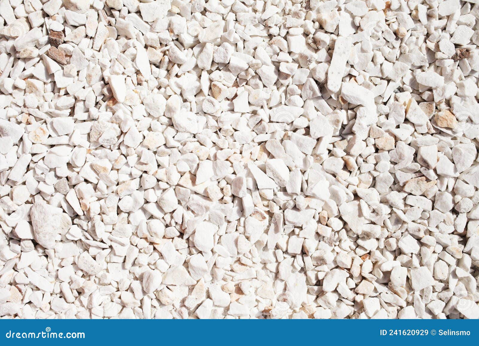 Decorative White Stone Rubble in Nature As Background Stock Image ...