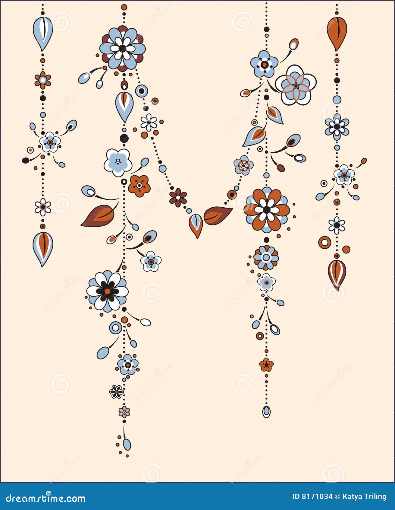 Decorative Wind Chimes stock vector. Illustration of decoration - 8171034