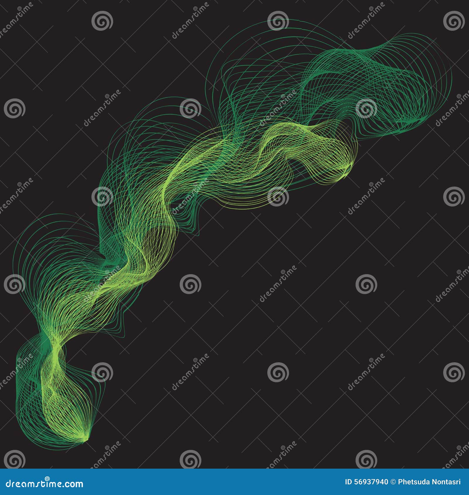 Decorative Wind Smoke Pattern Background Vector Illustration Design ...