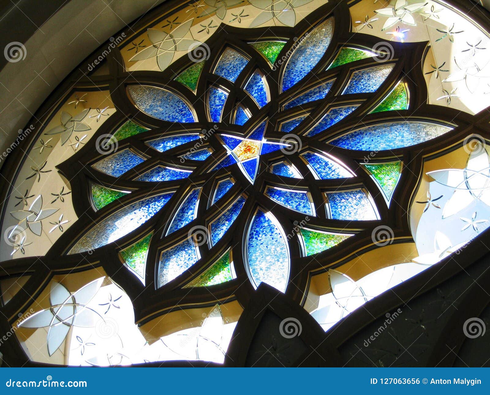 Vitrage. Stained glass. stock photo. Image of glass - 127063656