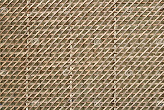 Decorative Wooden Grid on the Wall. Stock Image - Image of beauty, mesh ...