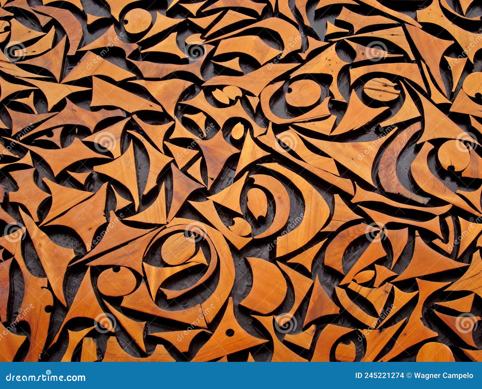 Decorative Wooden Panel, Rio De Janeiro Stock Photo - Image of brazil ...