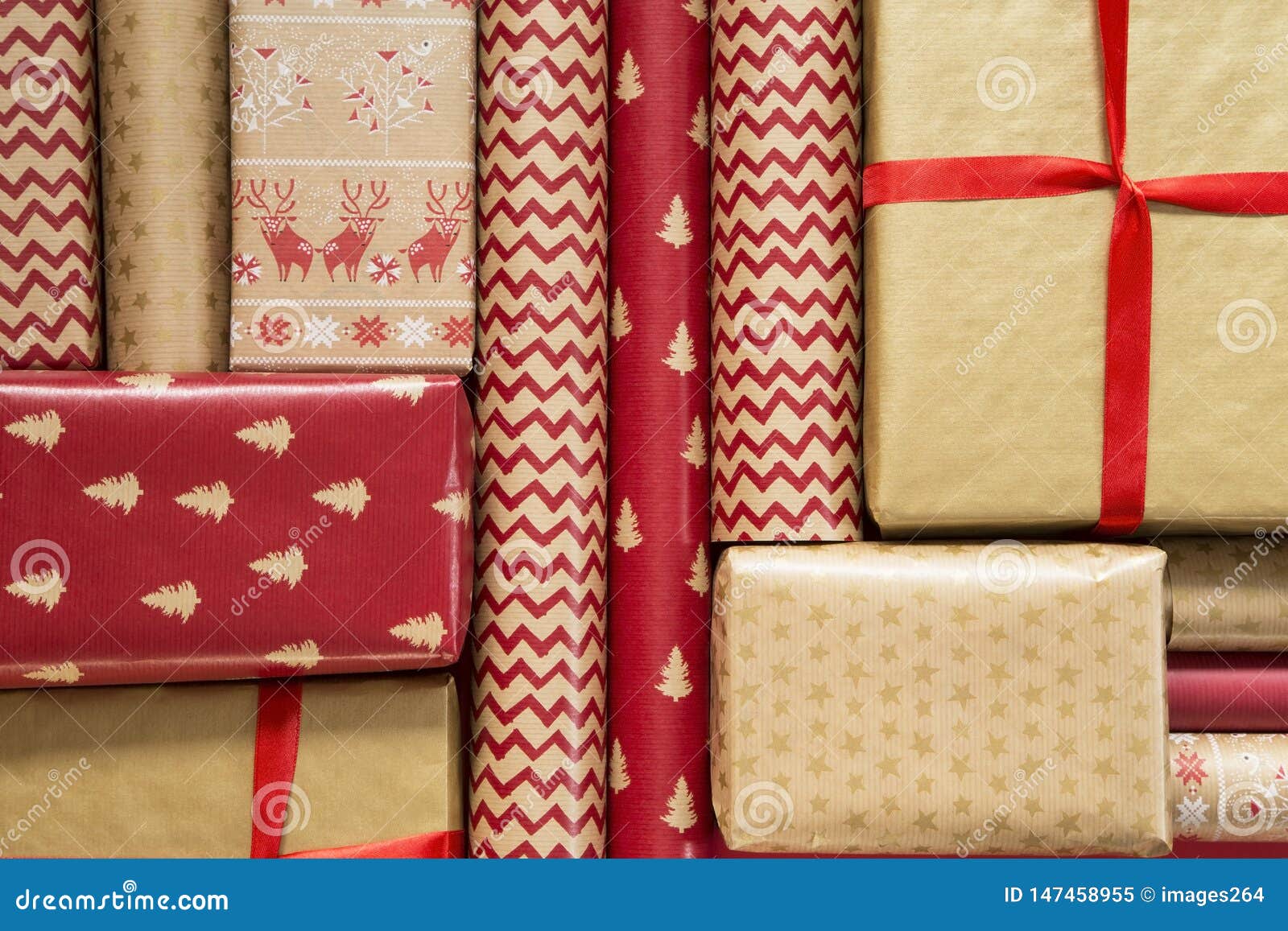 Decorative wrapping papers stock image. Image of manufacture - 147458955