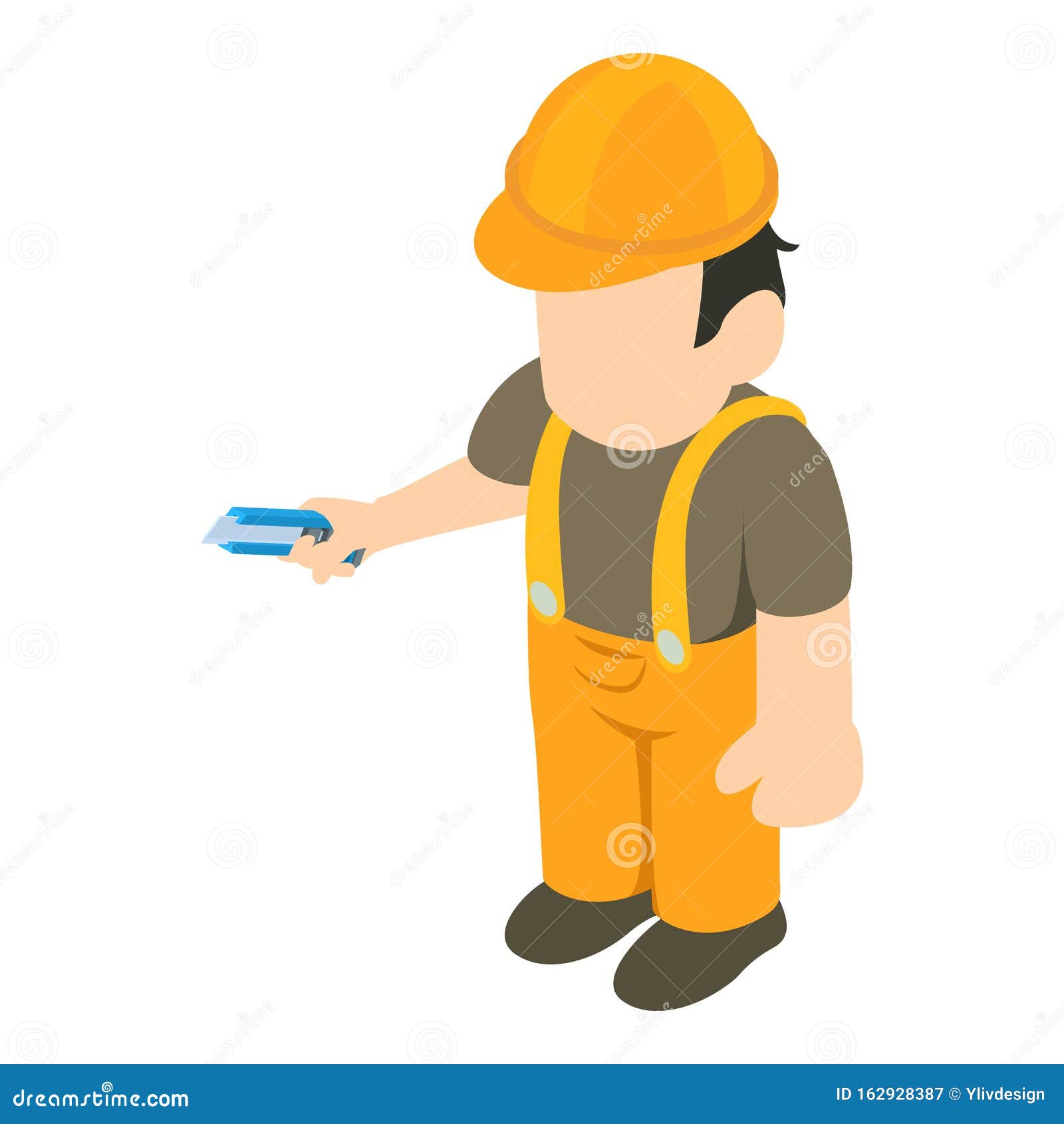 Decorator Icon, Isometric Style Stock Vector - Illustration of designer ...