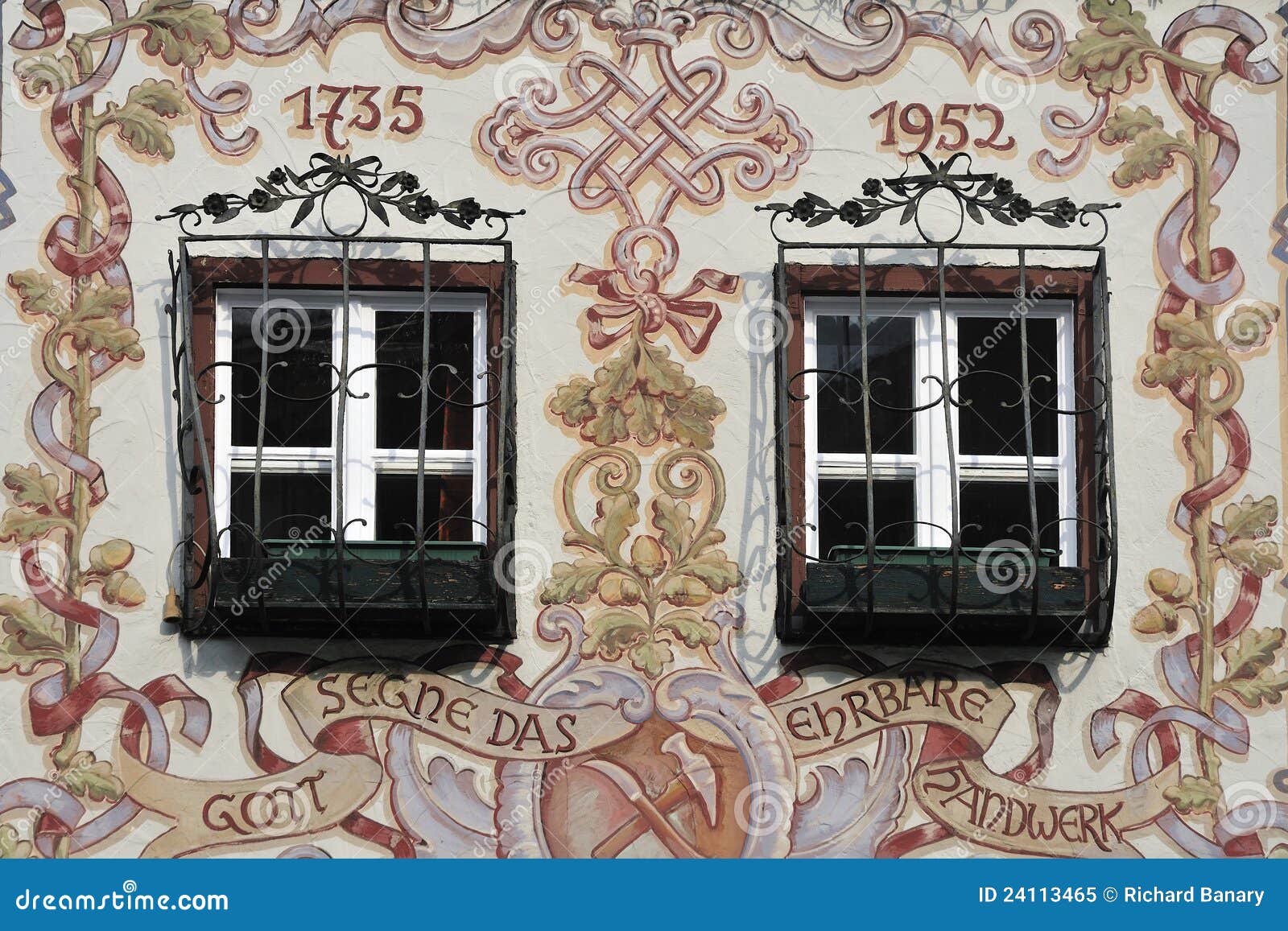 Decorazione Tipica Del Tirolo Immagine Stock - Immagine di johann ...