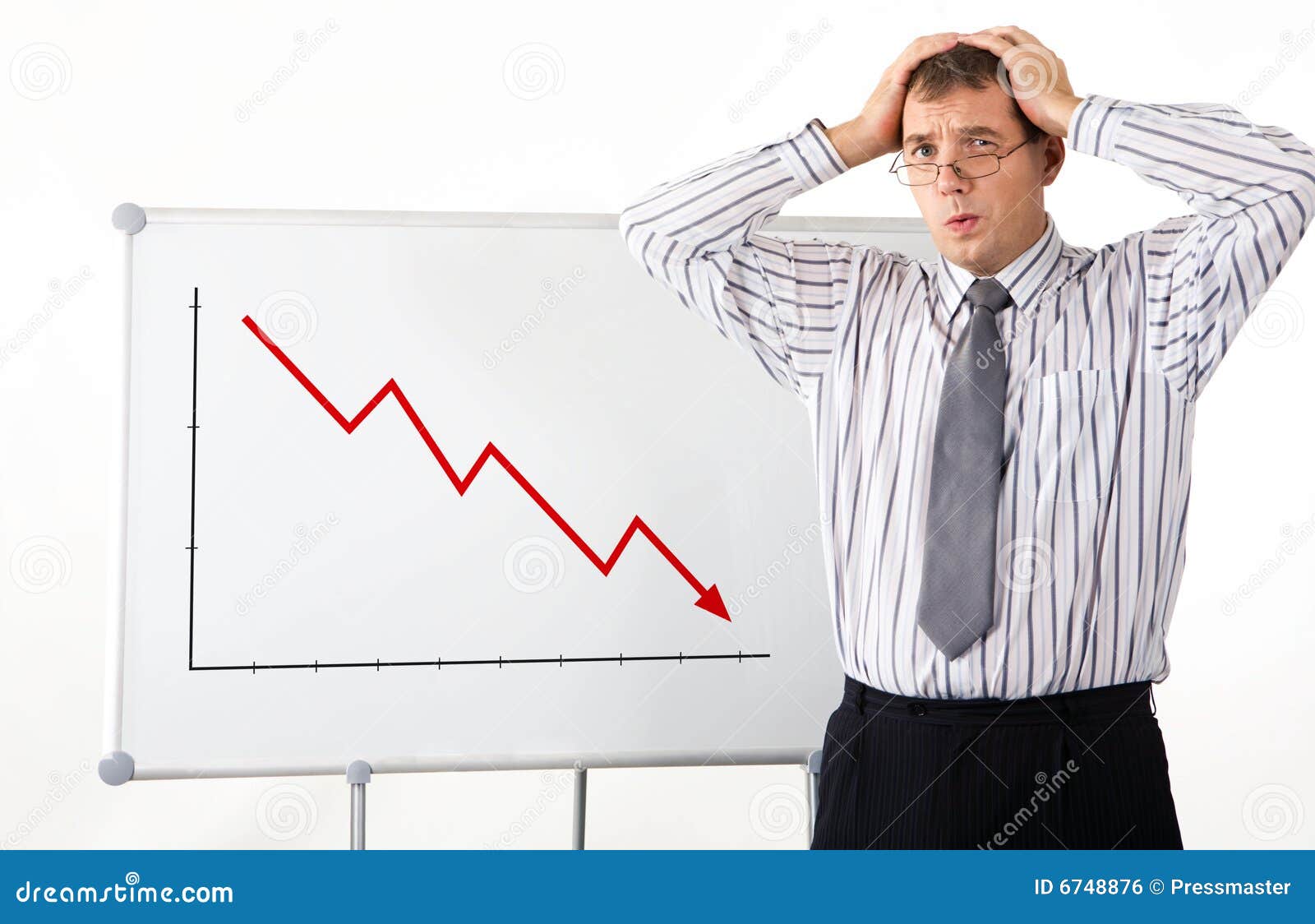 Decrease stock photo. Image of collar, boss, head, commerce - 6748876