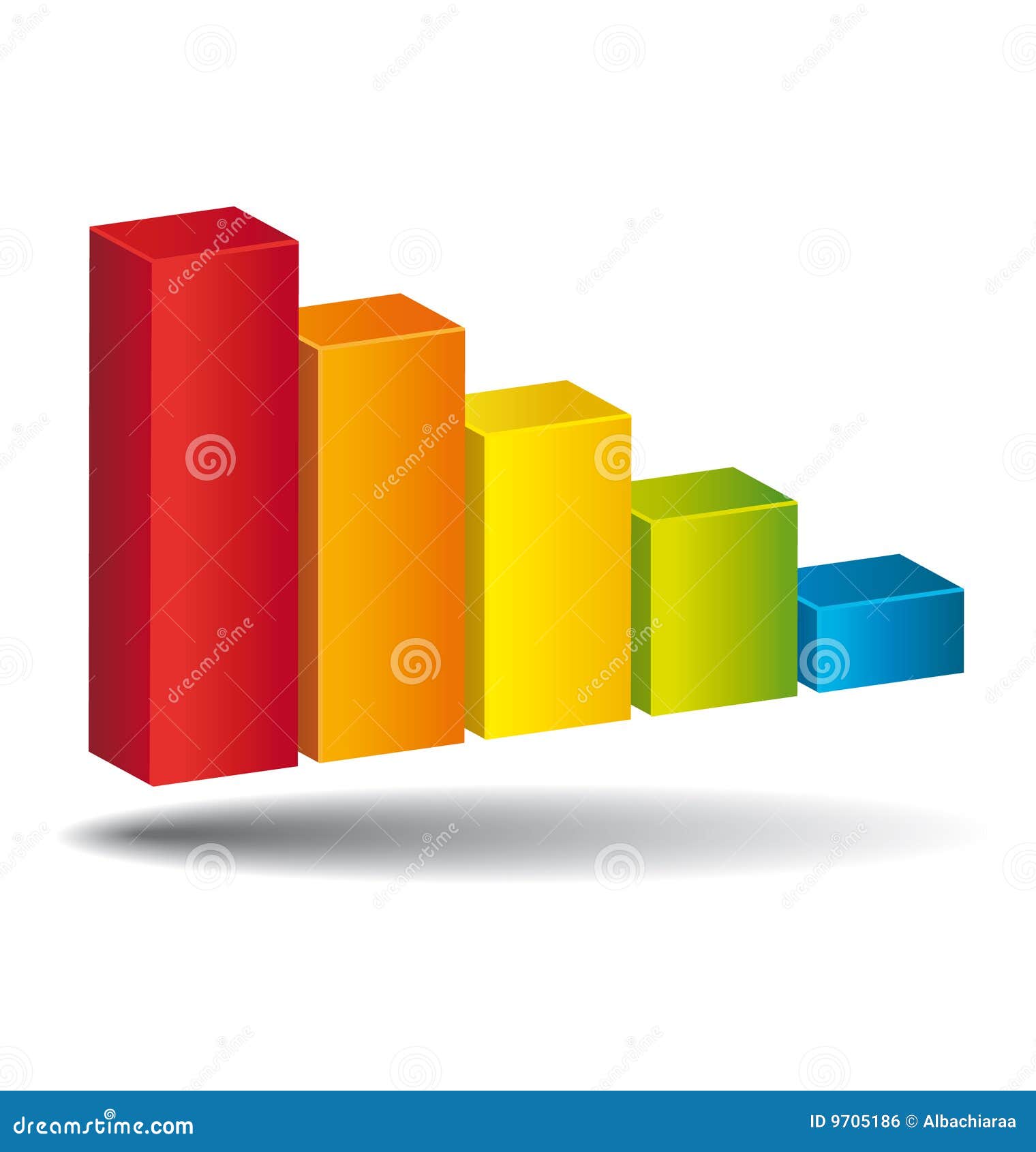 Decrease Diagram Vector Illustration | CartoonDealer.com #9705186