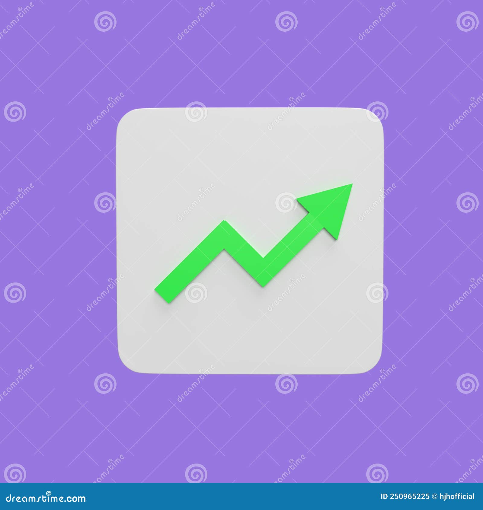 Decrease Graph 3d Icon Model Cartoon Style Concept. Render Illustration Stock Illustration ...