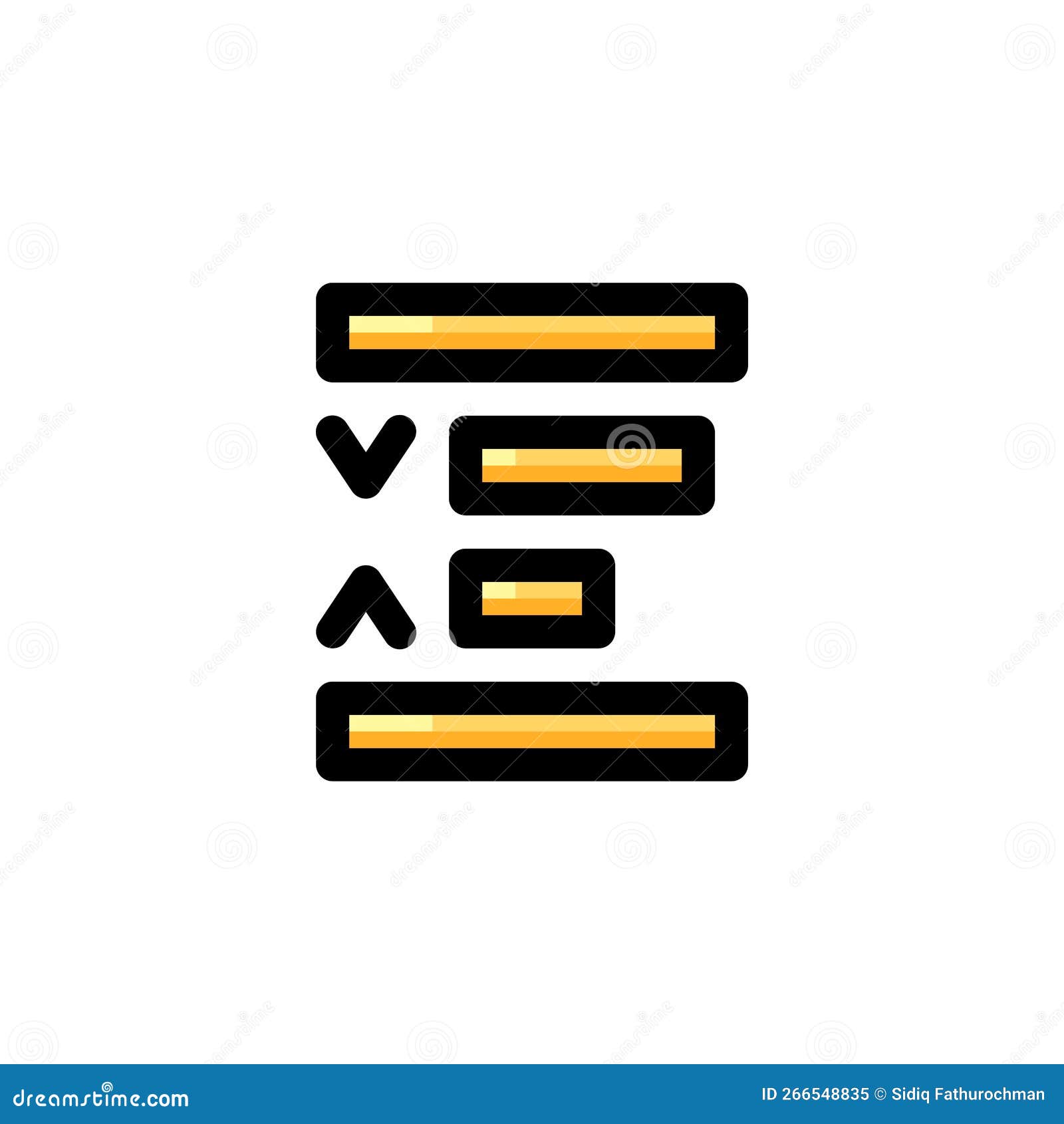 Increase Paragraph Spacing Icon Vector Illustration | CartoonDealer.com #181806754