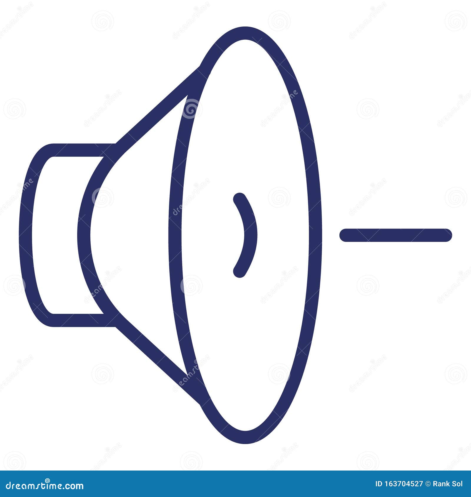 Decrease Volume Isolated Isolated Vector Icon Easily Editable Easily Editable Stock Vector ...