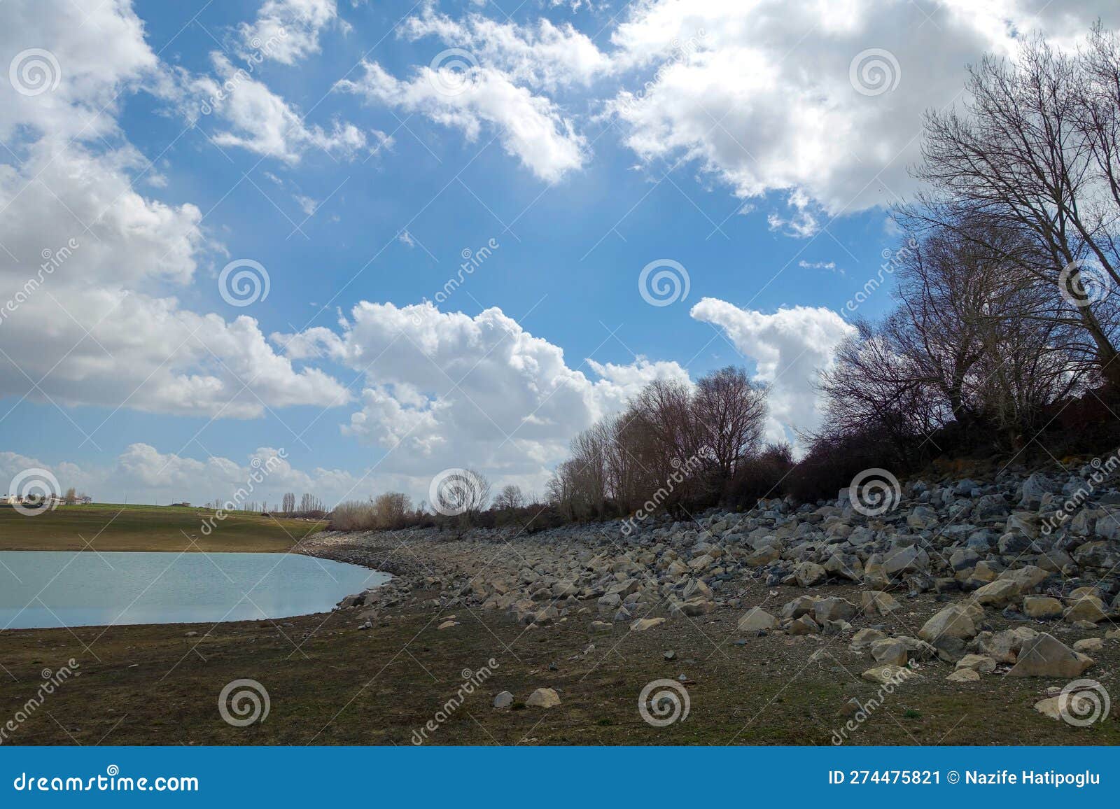 Decrease in the Water Levels of the Dams As a Result of Drought, the ...