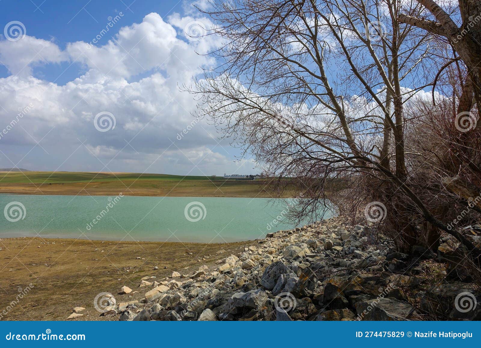 Decrease in the Water Levels of the Dams As a Result of Drought, the ...