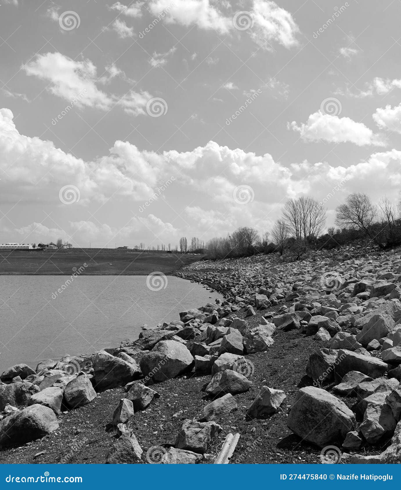 Decrease in the Water Levels of the Dams As a Result of Drought, the ...