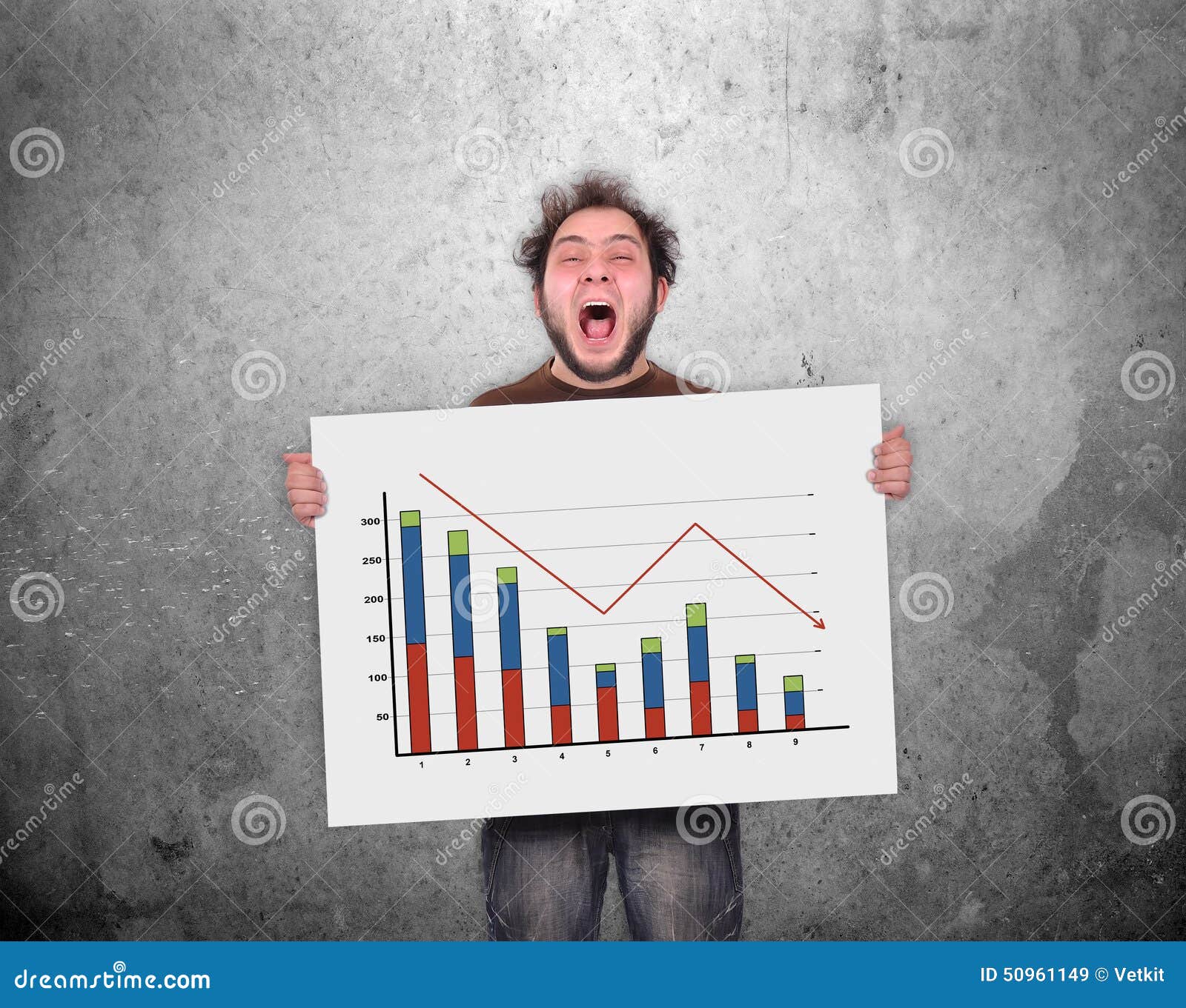 Decreasing chart stock image. Image of idea, bankrupt - 50961149