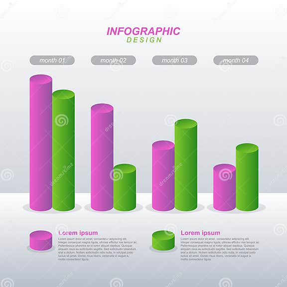 Decreasing Graph Bar Chart Economic Pressure Financial Problem ...