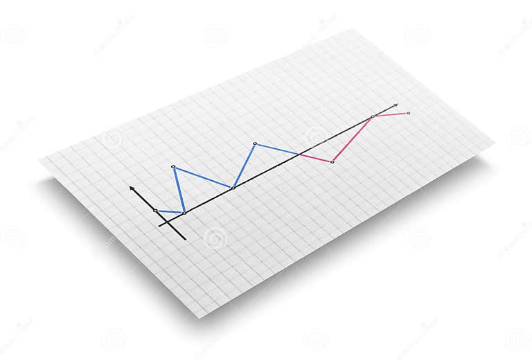 Decreasing line graph stock photo. Image of flow, analysis - 159414726