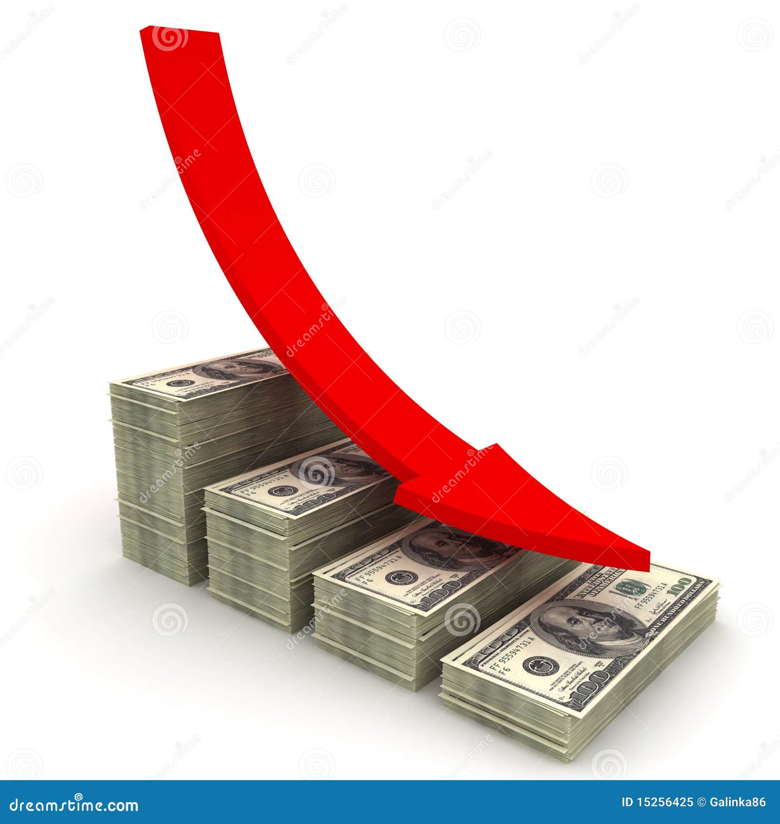 Decreasing Value of Dollar. Stock Illustration - Illustration of drop ... Decreasing Value of Dollar. Stock Illustration - Illustration of drop ...