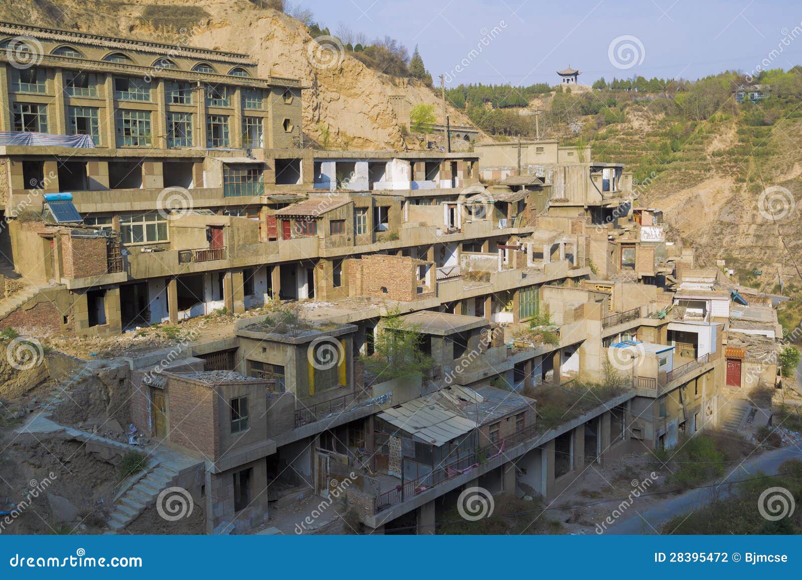 Decrepit buildings stock photo. Image of buildings, lanzhou - 28395472