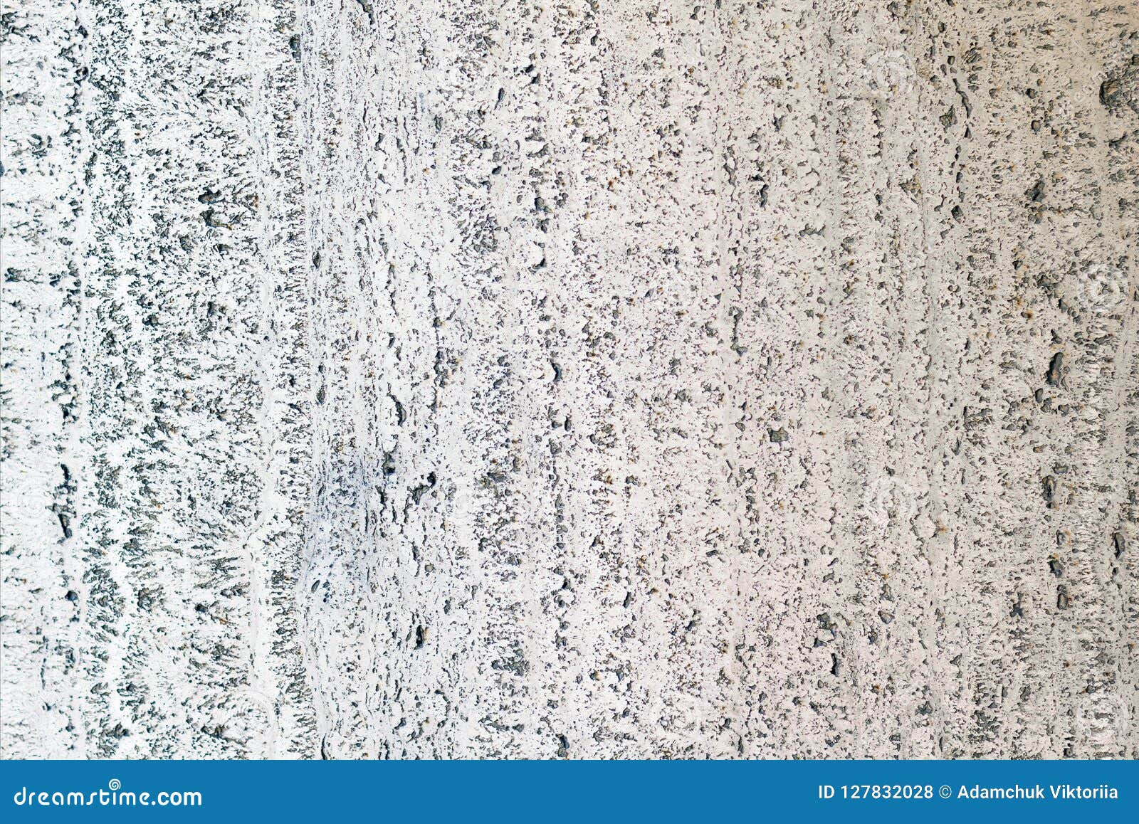 Decrepit White Dirty Plaster Wall with Cracked Structure Horizontal ...